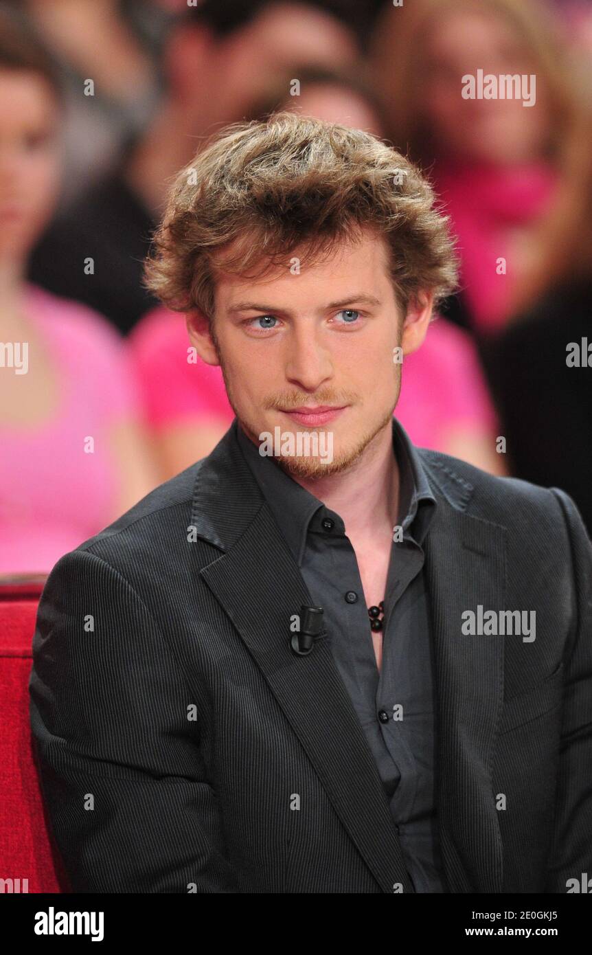 Thomas Coumans at the taping of Vivement Dimanche on April 11, 2012 in ...