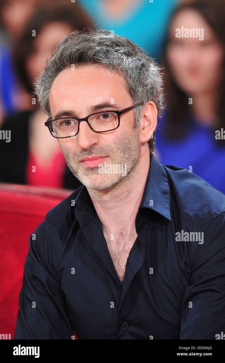 Vincent Delerm at the taping of Vivement Dimanche on April 11, 2012 in ...