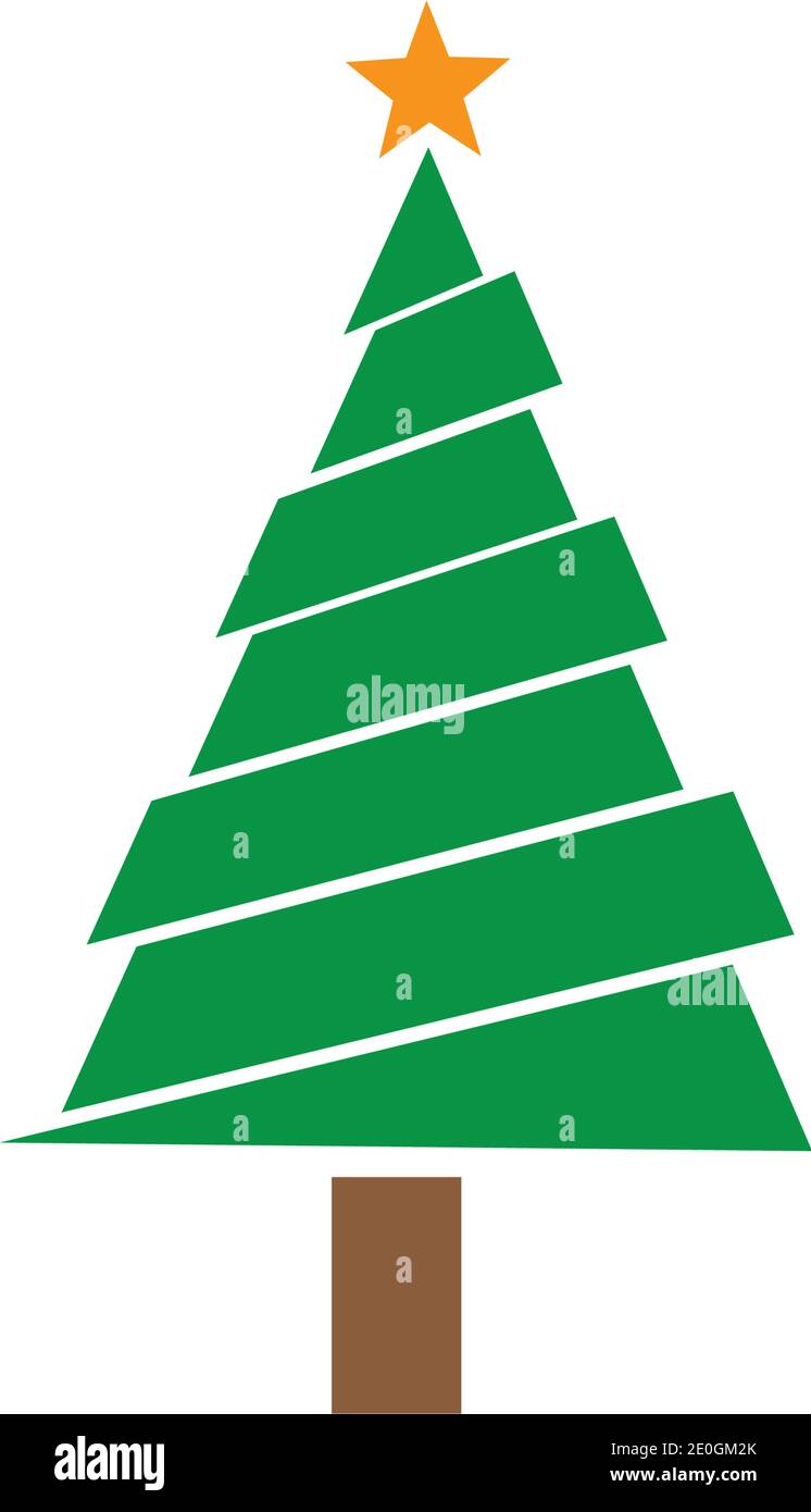 Christmas tree Vector Illustration Stock Vector Image & Art - Alamy