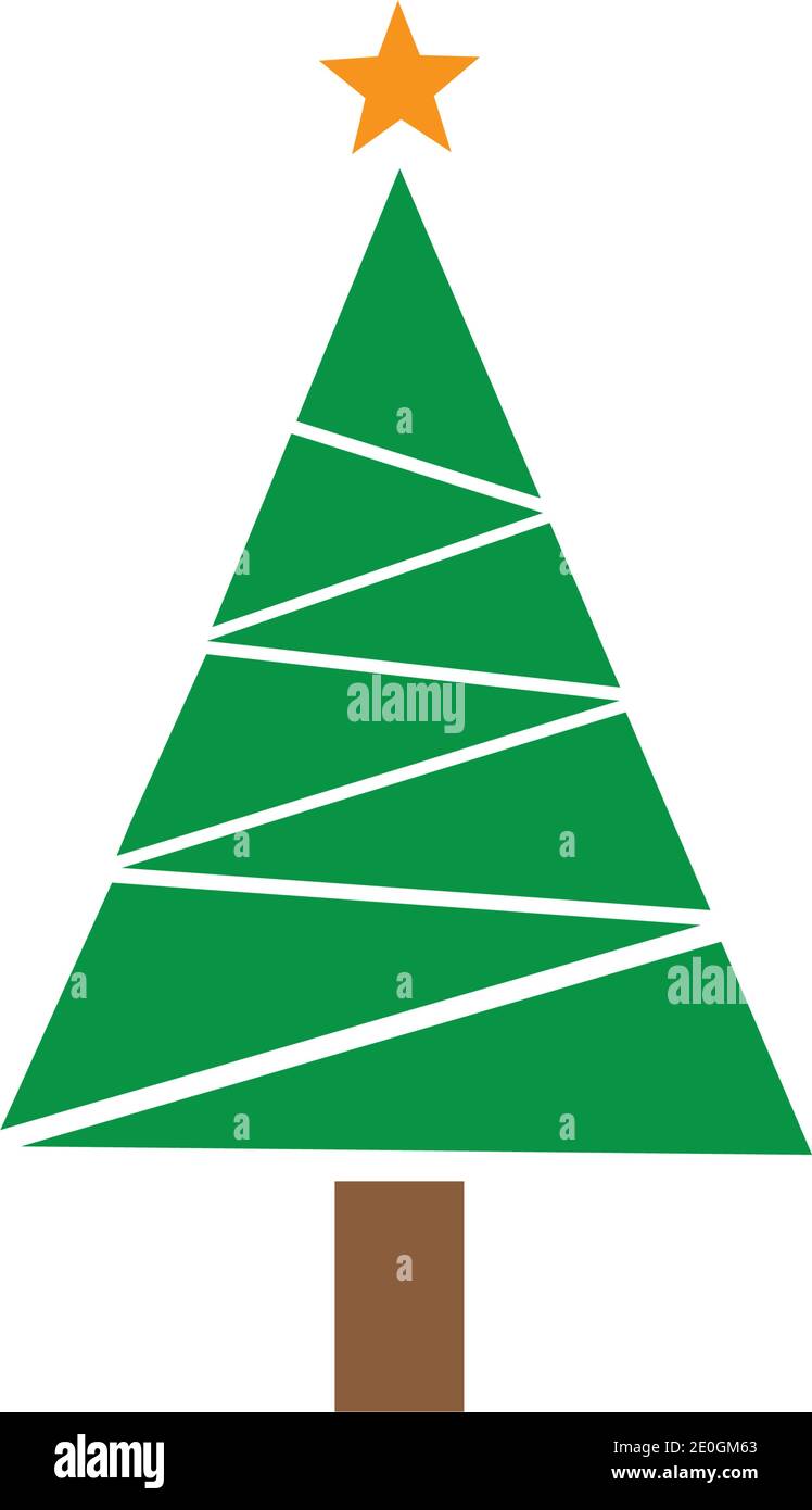 Christmas tree Vector Illustration Stock Vector Image & Art - Alamy