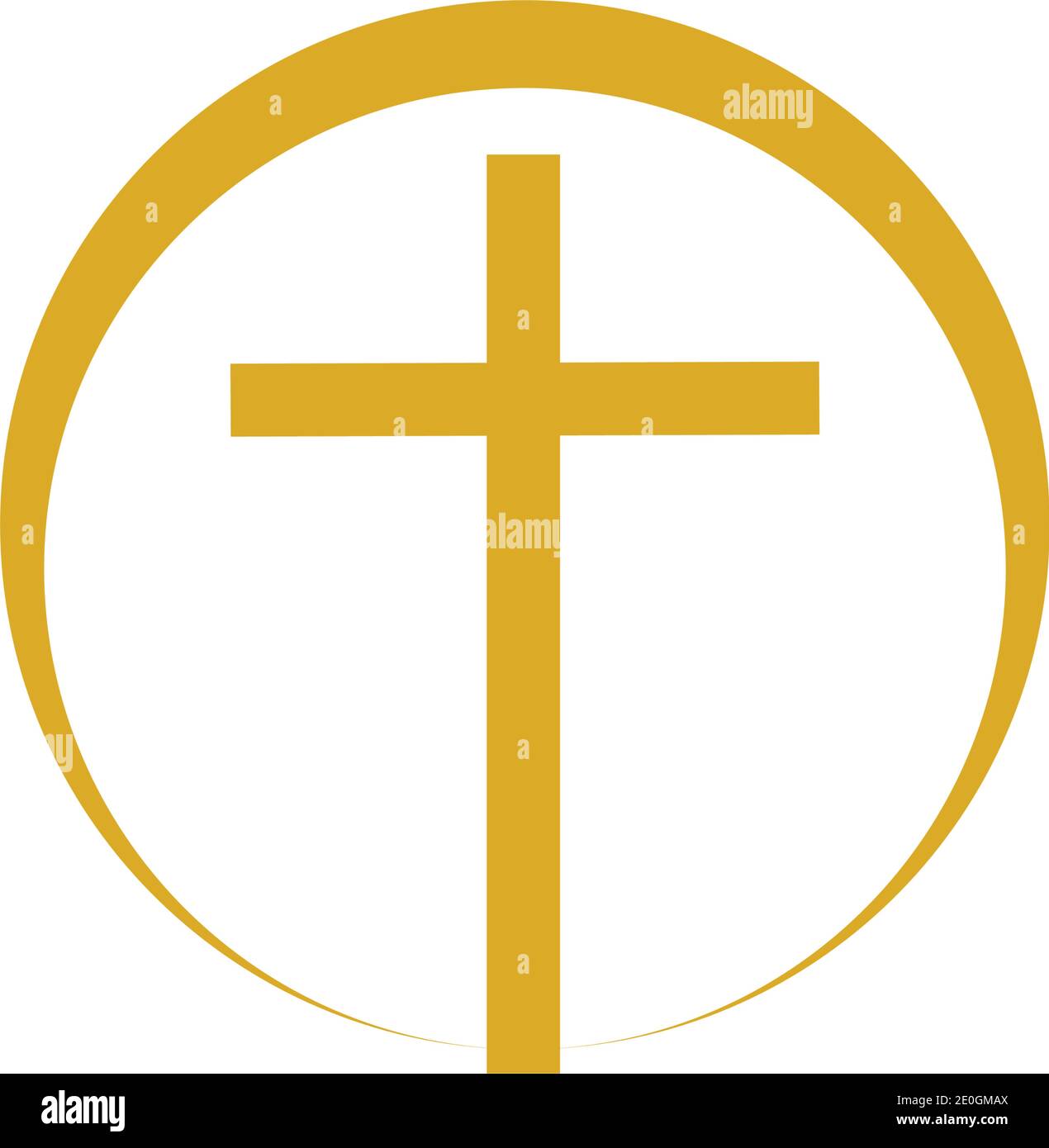 church christian line art logo design,Christian symbols Stock Vector ...