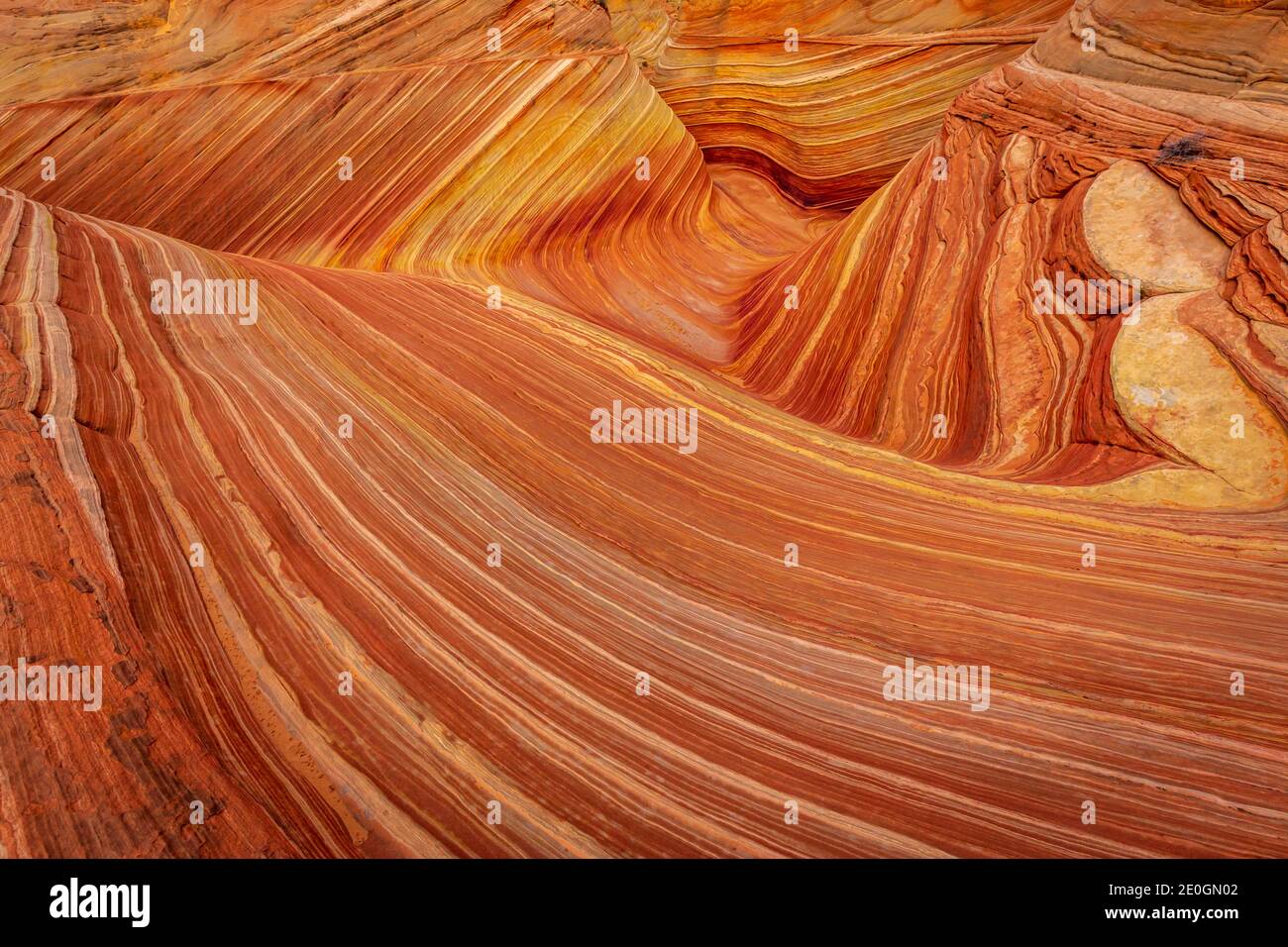 The Wave is a famous sandstone rock formation located in Coyote Buttes ...