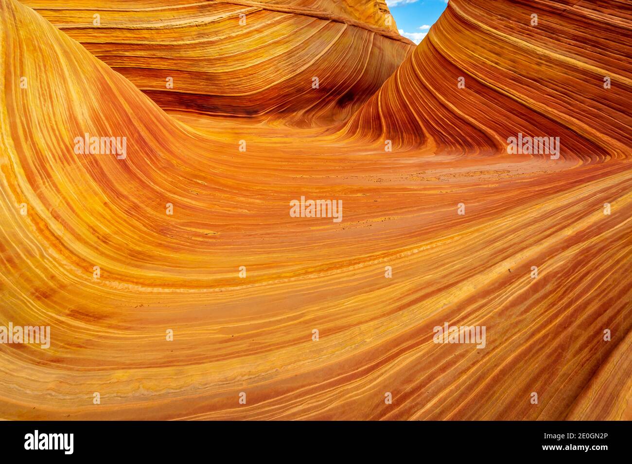 The Wave is a famous sandstone rock formation located in Coyote Buttes ...