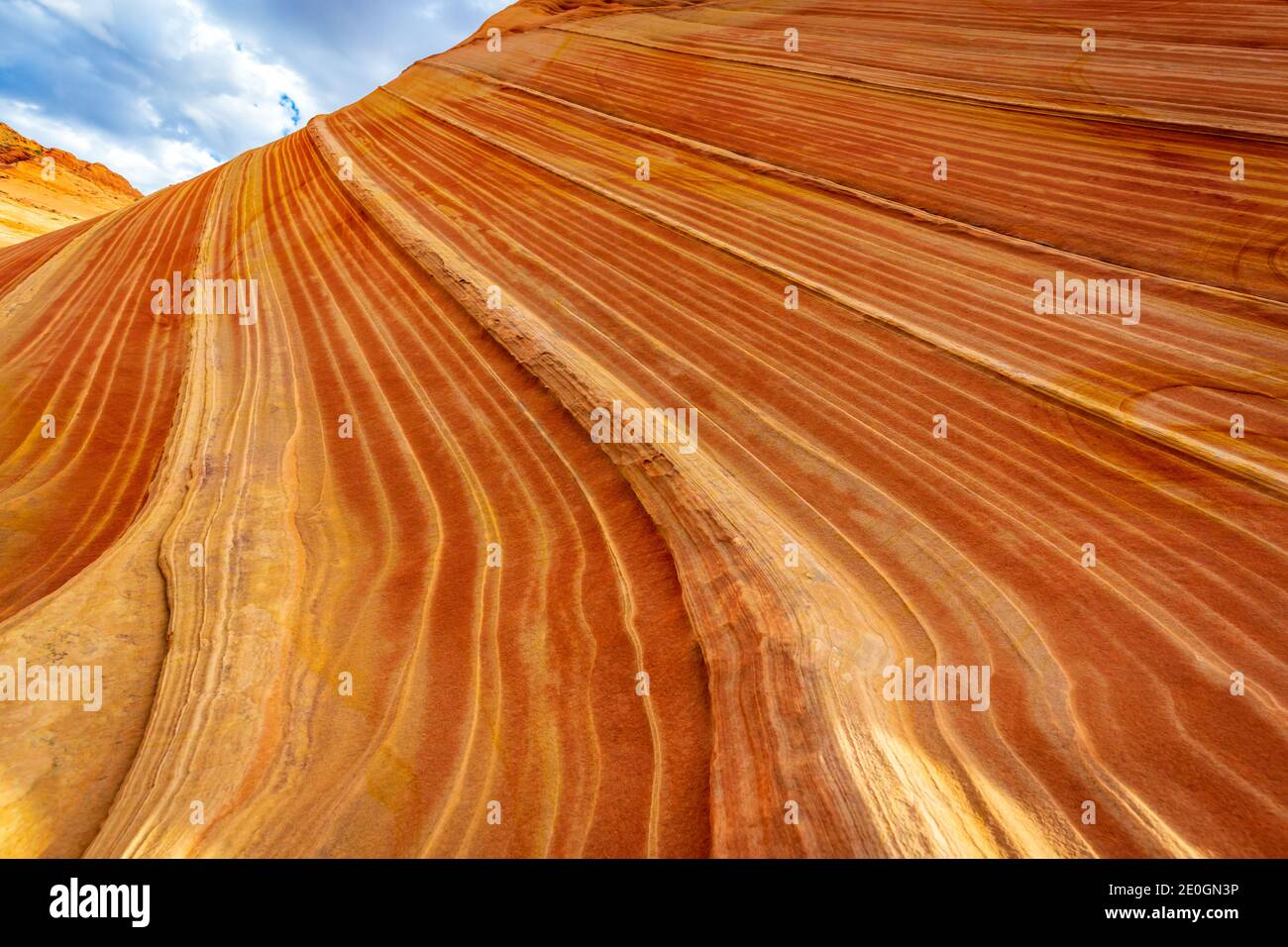 The Wave is a famous sandstone rock formation located in Coyote Buttes ...