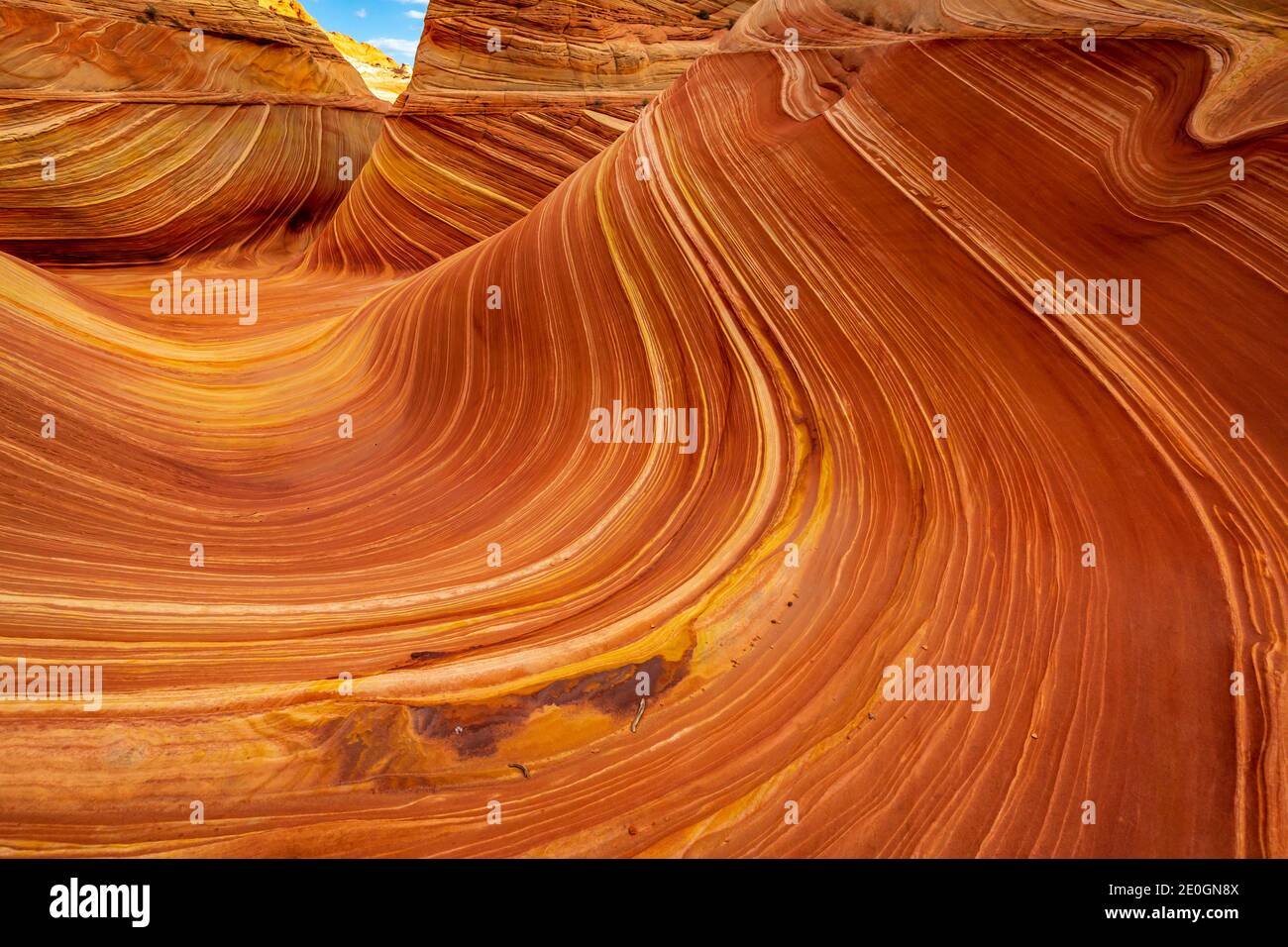 The Wave is a famous sandstone rock formation located in Coyote Buttes ...