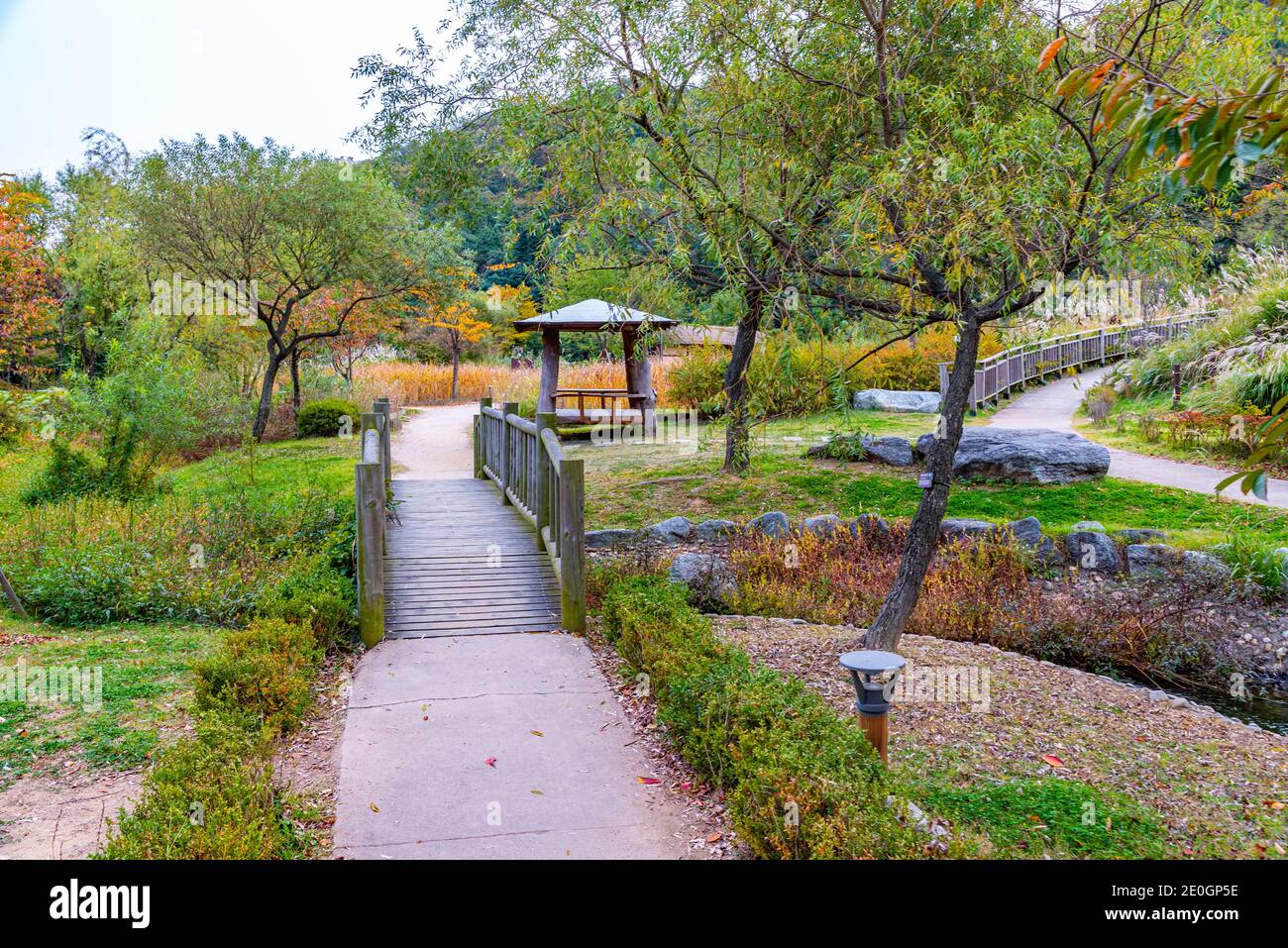 Park at Wolmido island in Incheon, republic of Korea Stock Photo - Alamy
