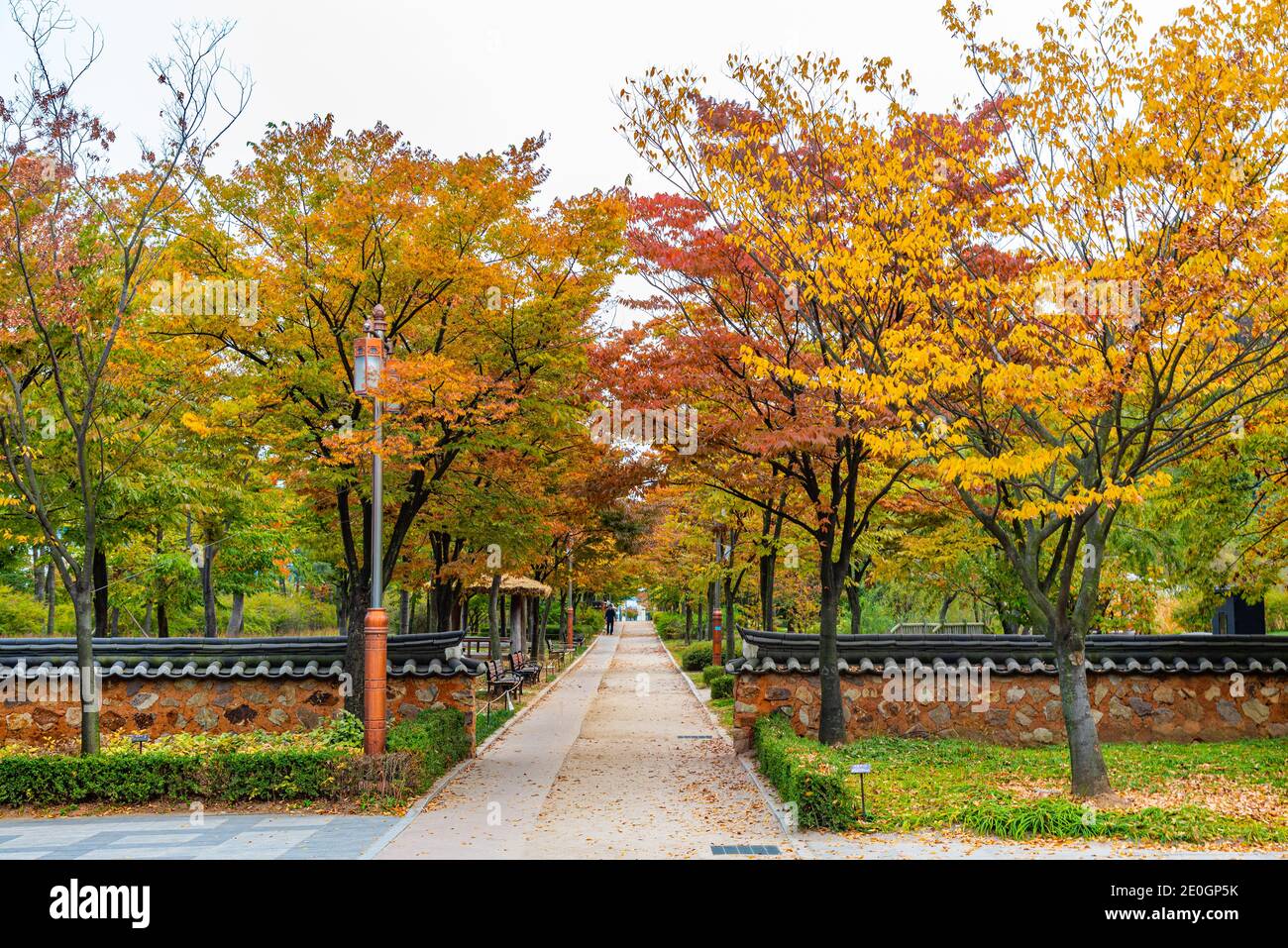 Park at Wolmido island in Incheon, republic of Korea Stock Photo - Alamy