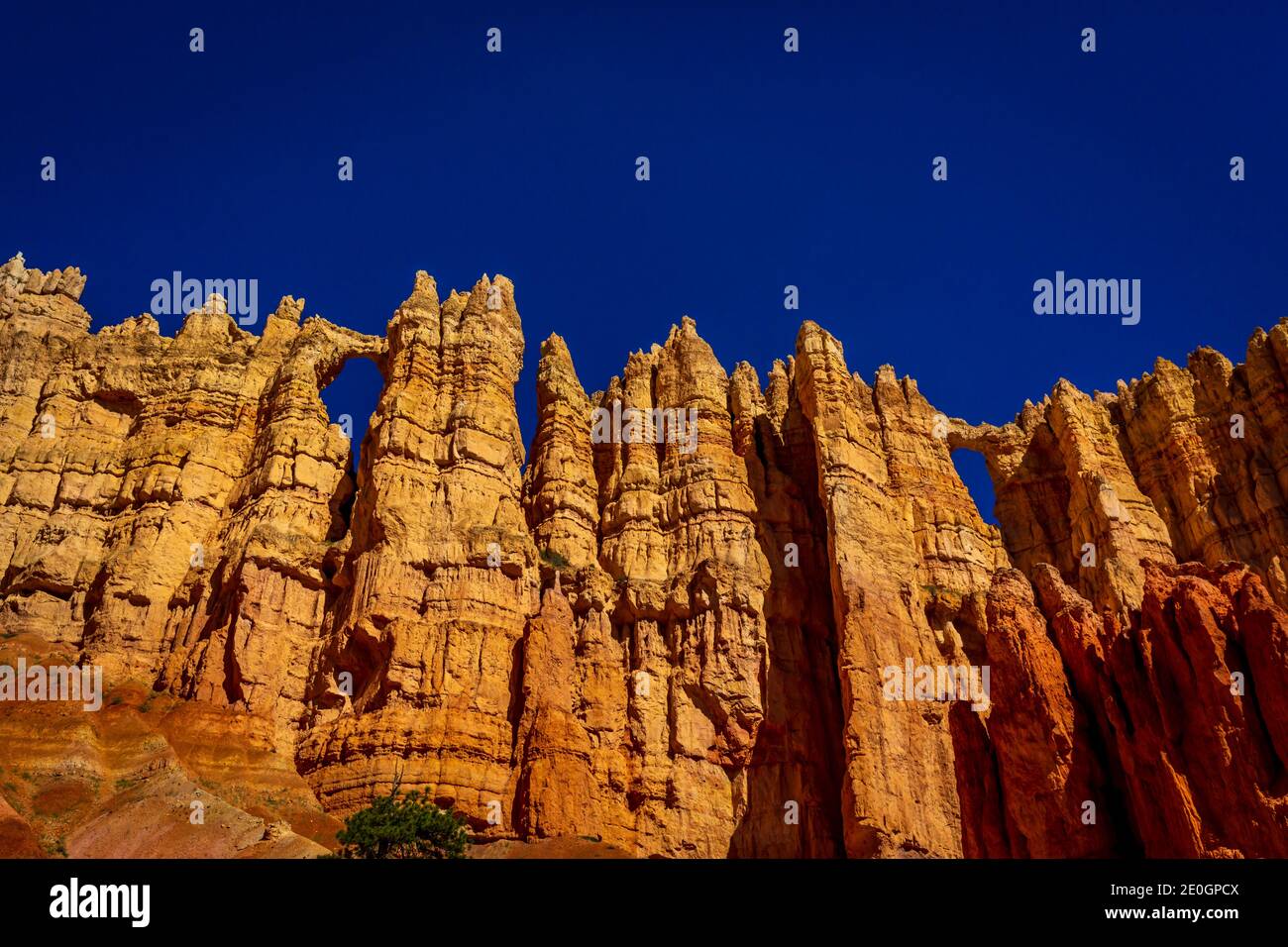 Wall of Windows in Bryce Amphitheater, Bryce Canyon National Park, Utah ...