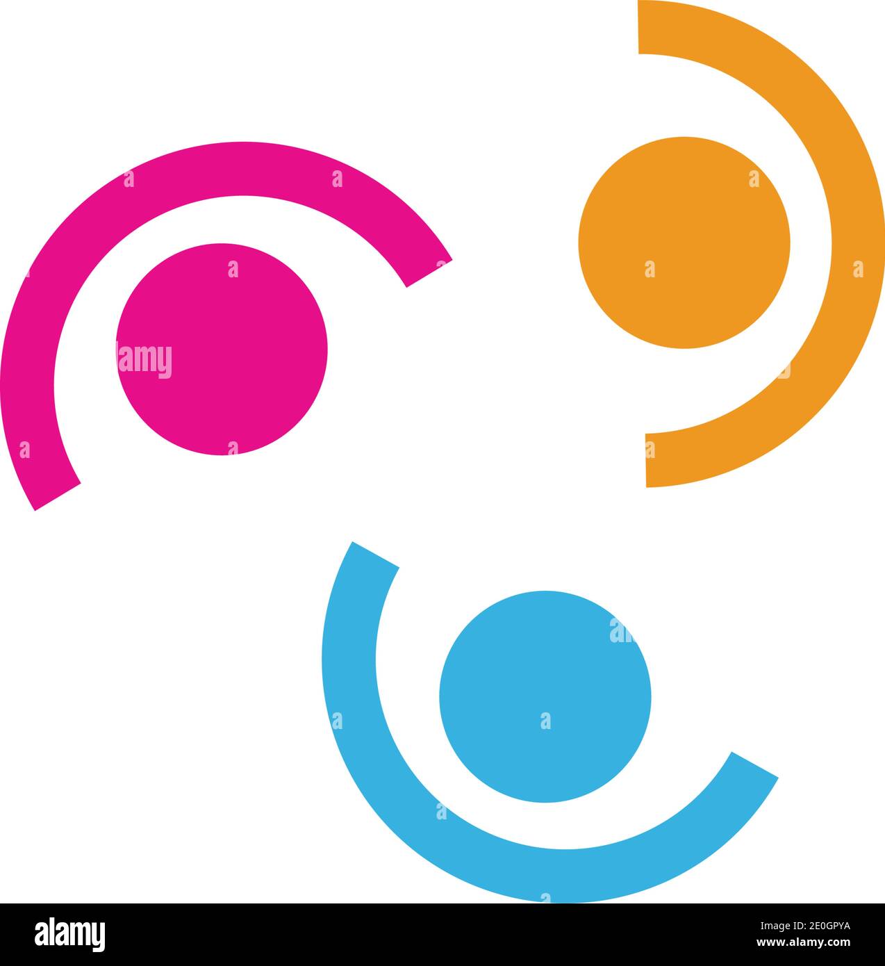 Community, network and social icon design template Stock Vector Image ...