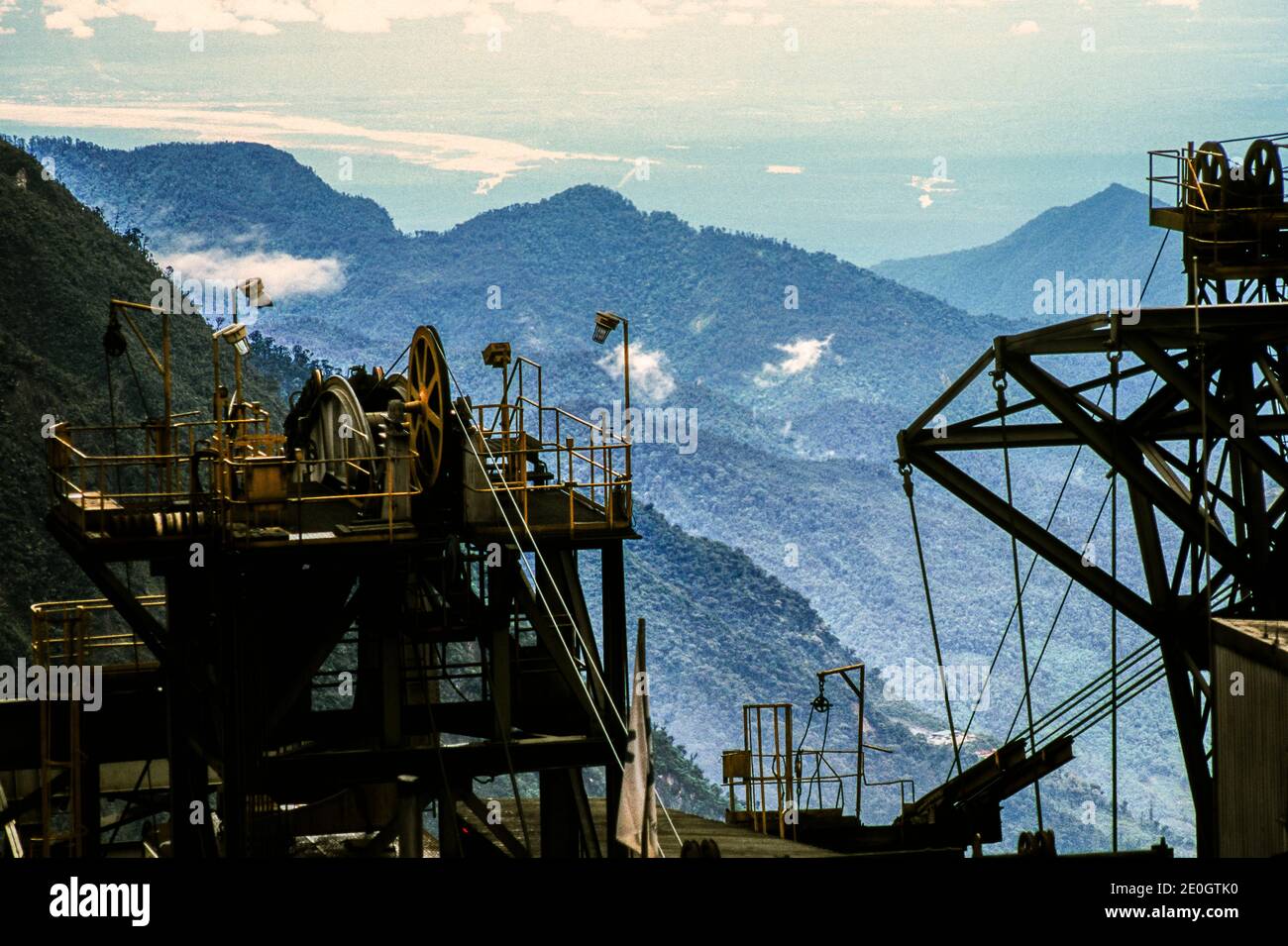 PT Freeport Indonesia's fabulously rich Grasberg Mine in the highlands ...