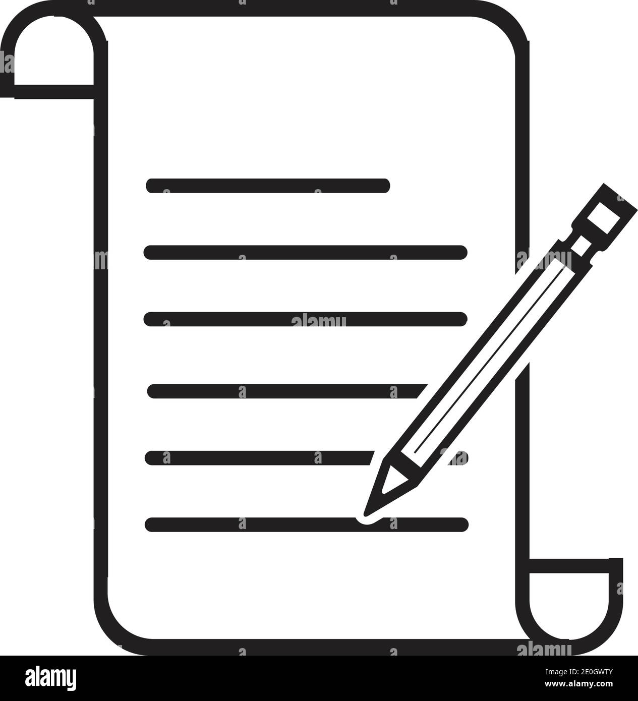 Documents icon stock vector illustration flat design Stock Vector Image ...