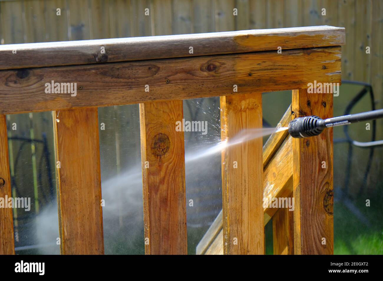 Cleaning house deck in hi-res stock photography and images - Alamy