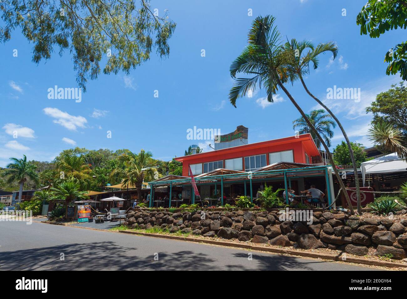 The Tree Restaurant on the foreshore of the Town of 1770 (Seventeen ...