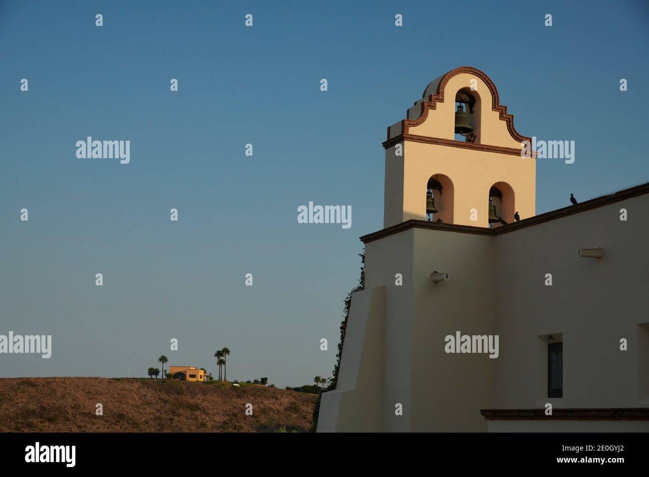 Church in a village in Tijuana, Mexico at sunrise Stock Photo - Alamy
