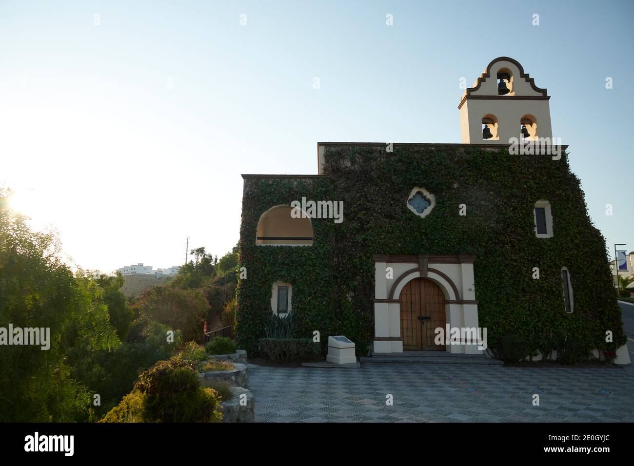 Church in a village in Tijuana, Mexico at sunrise Stock Photo - Alamy