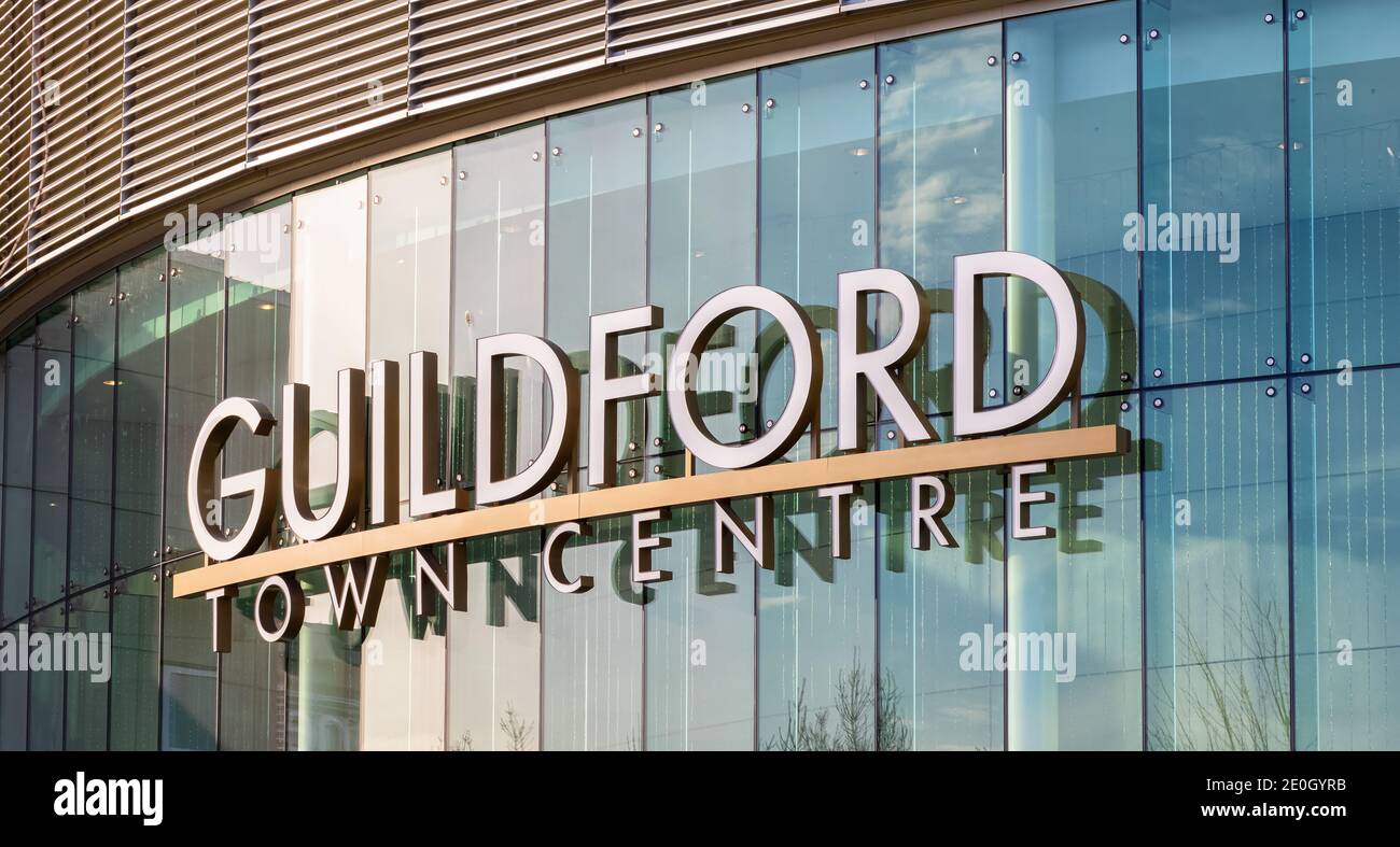 Guildford town centre hi-res stock photography and images - Alamy