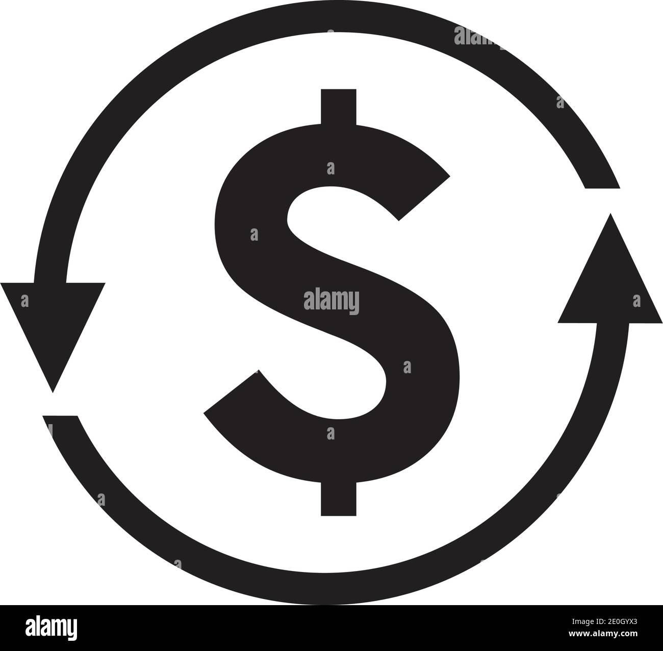 dollar money vector icon illustration design template - vector Stock ...