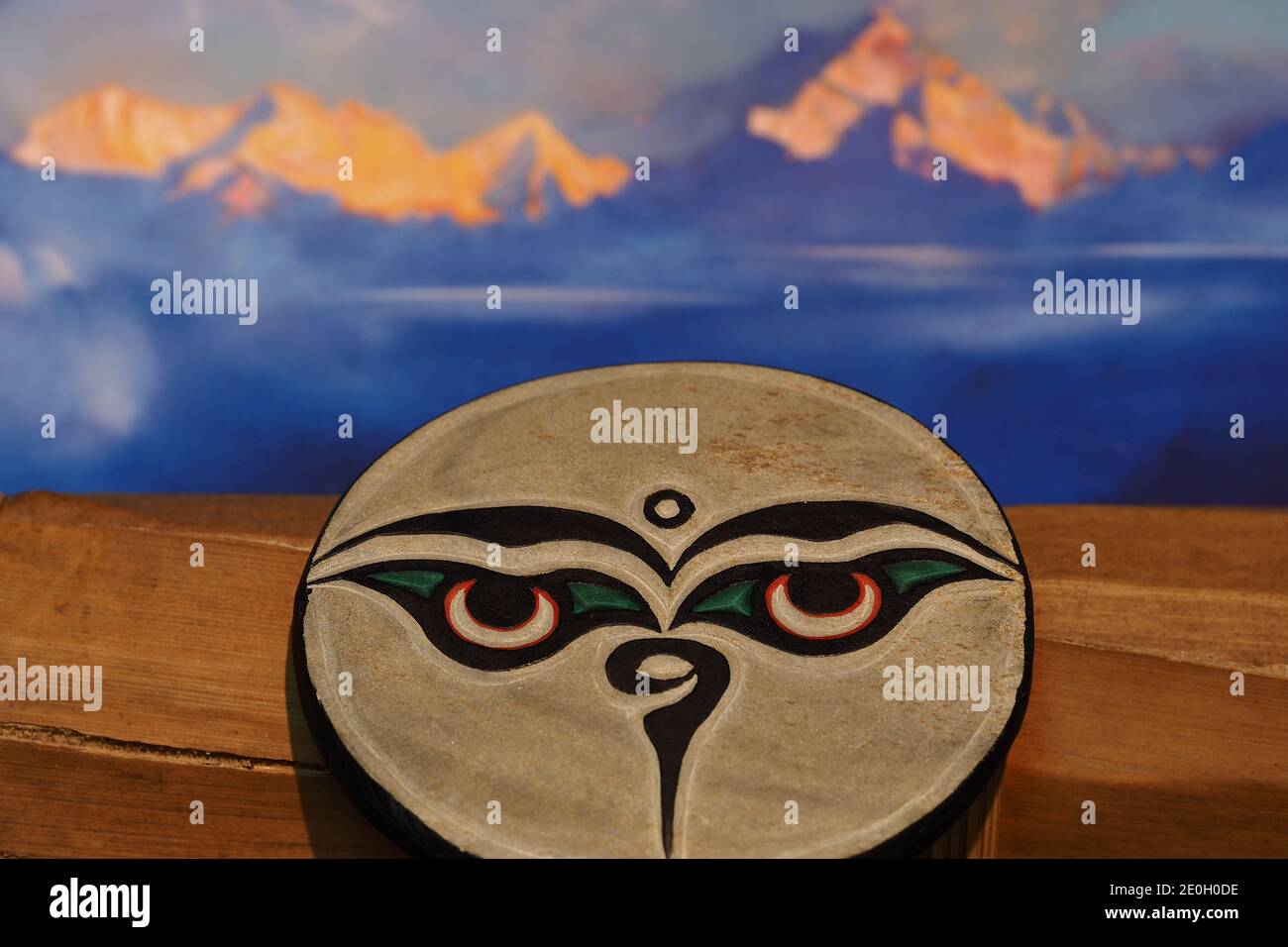 Eastern mystical signs and symbols in the picture Stock Photo - Alamy