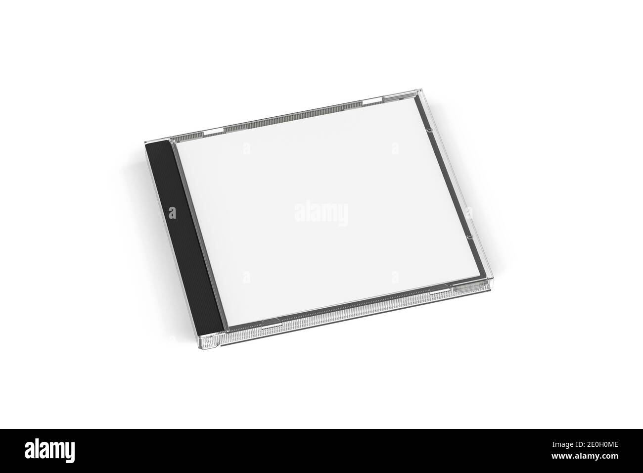 CD case mockup isolated on white background - 3D render Stock Photo - Alamy