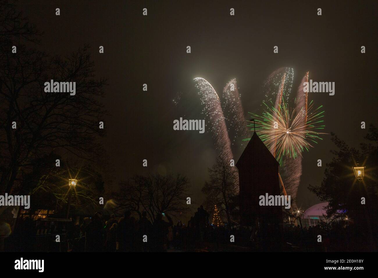 Fireworks at Skansen in Stockholm Stock Photo - Alamy