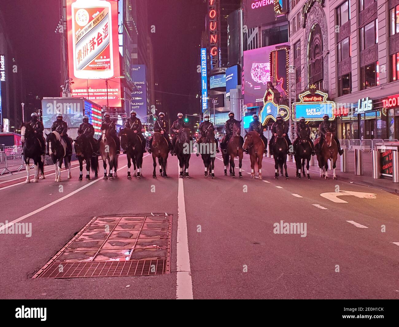 December 31, 2020, New York, New York, USA: New York City December 31 ...