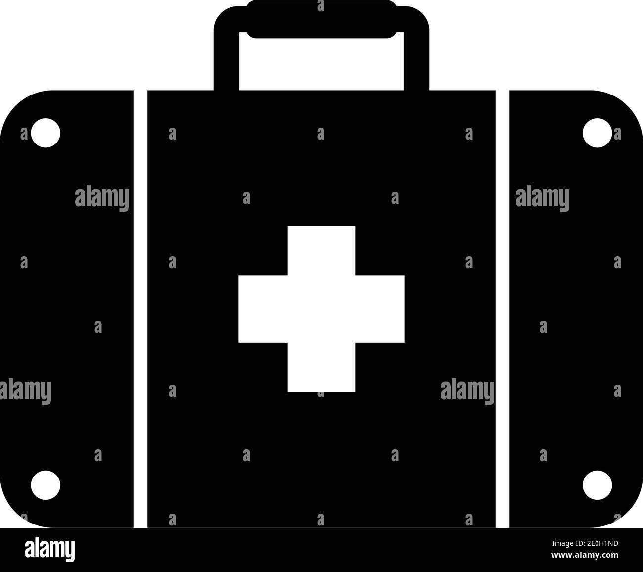 First Aid Kit Icon Design Template Vector Isolated Illustration Stock