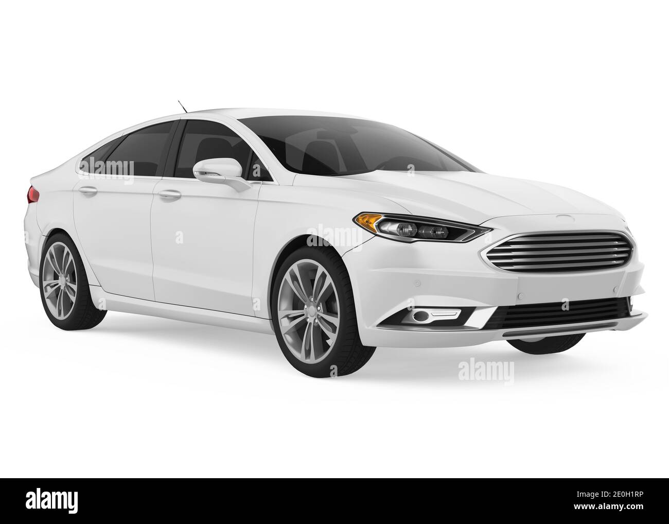 Sedan Car Isolated Stock Photo - Alamy