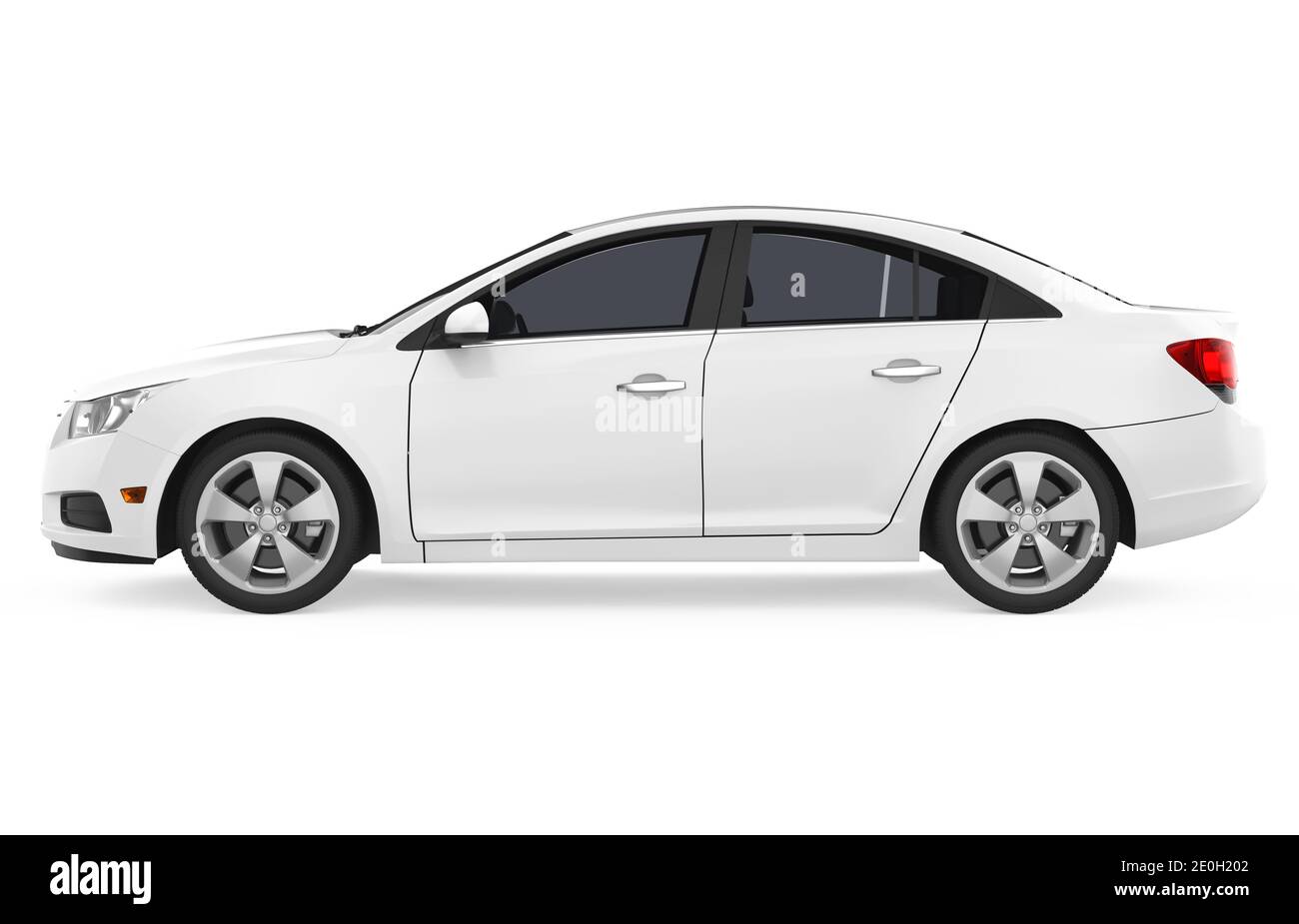 Sedan Car Isolated Stock Photo - Alamy