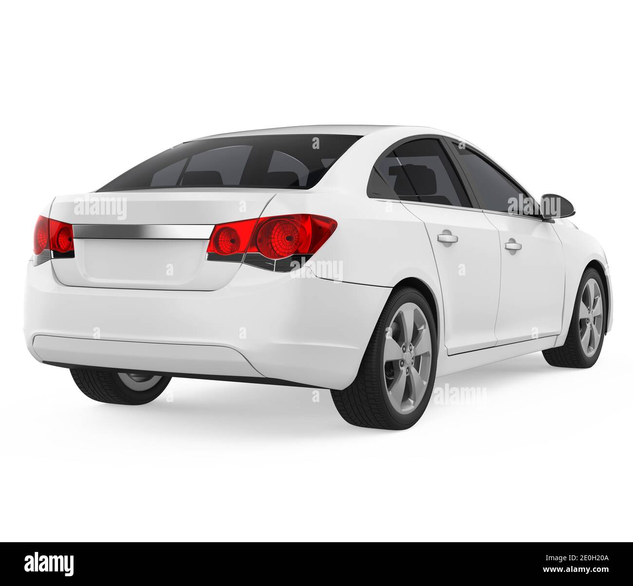Sedan Car Isolated Stock Photo - Alamy