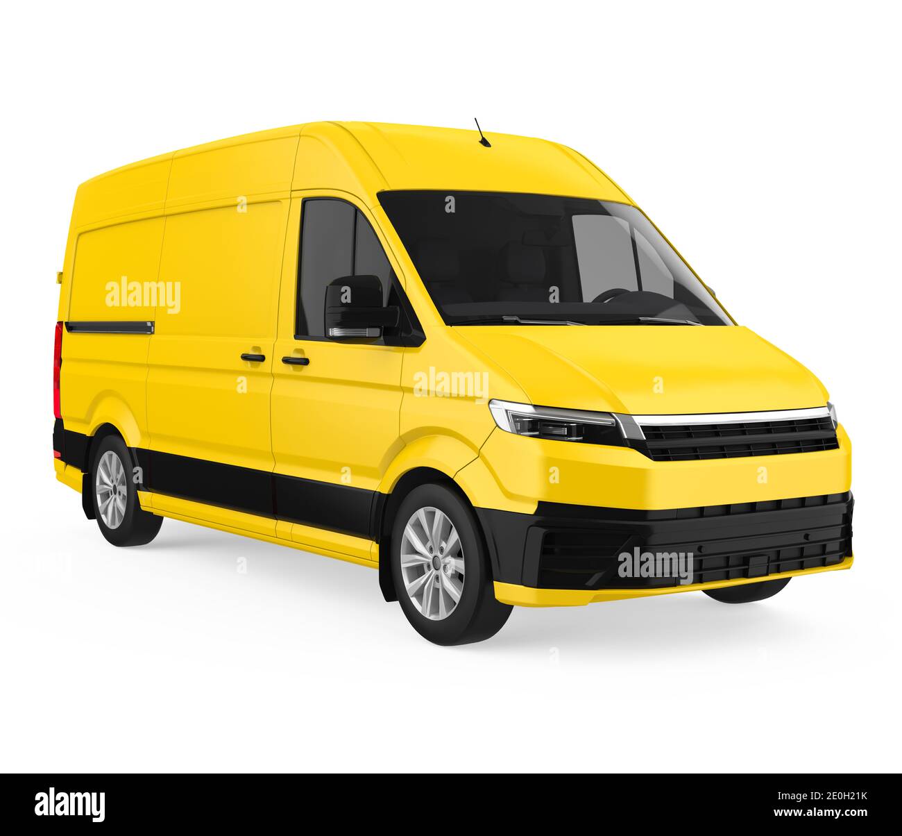 Delivery Van Isolated Stock Photo - Alamy