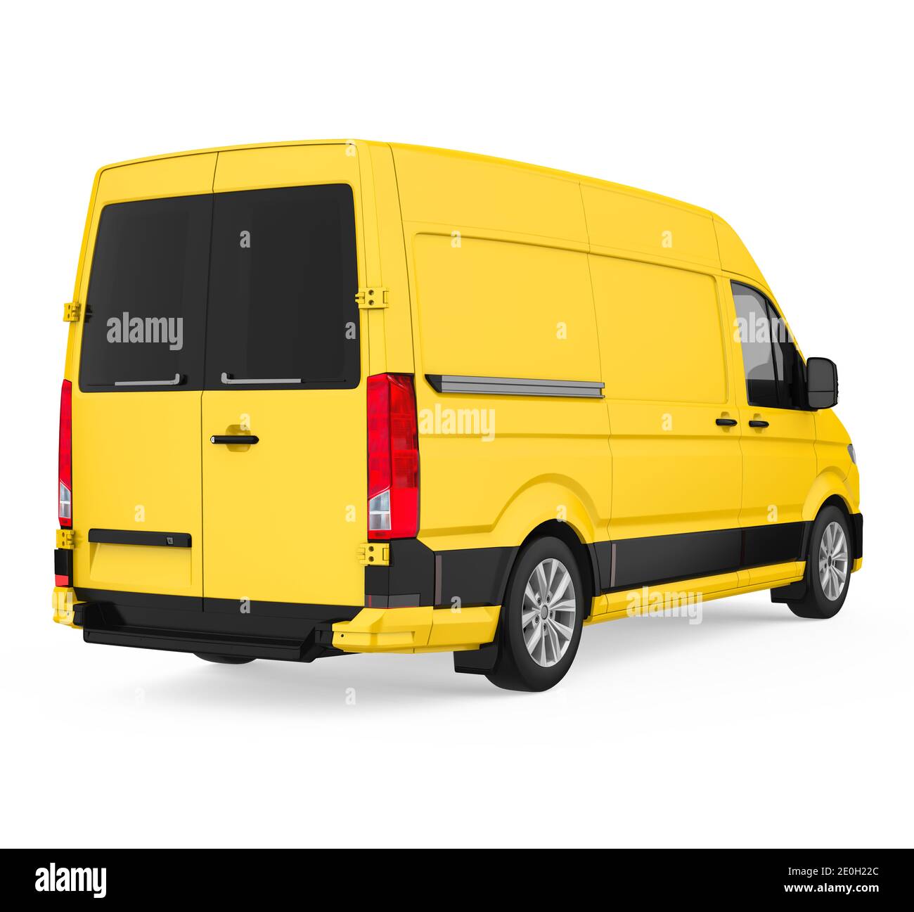 Courier vehicle Cut Out Stock Images & Pictures - Alamy