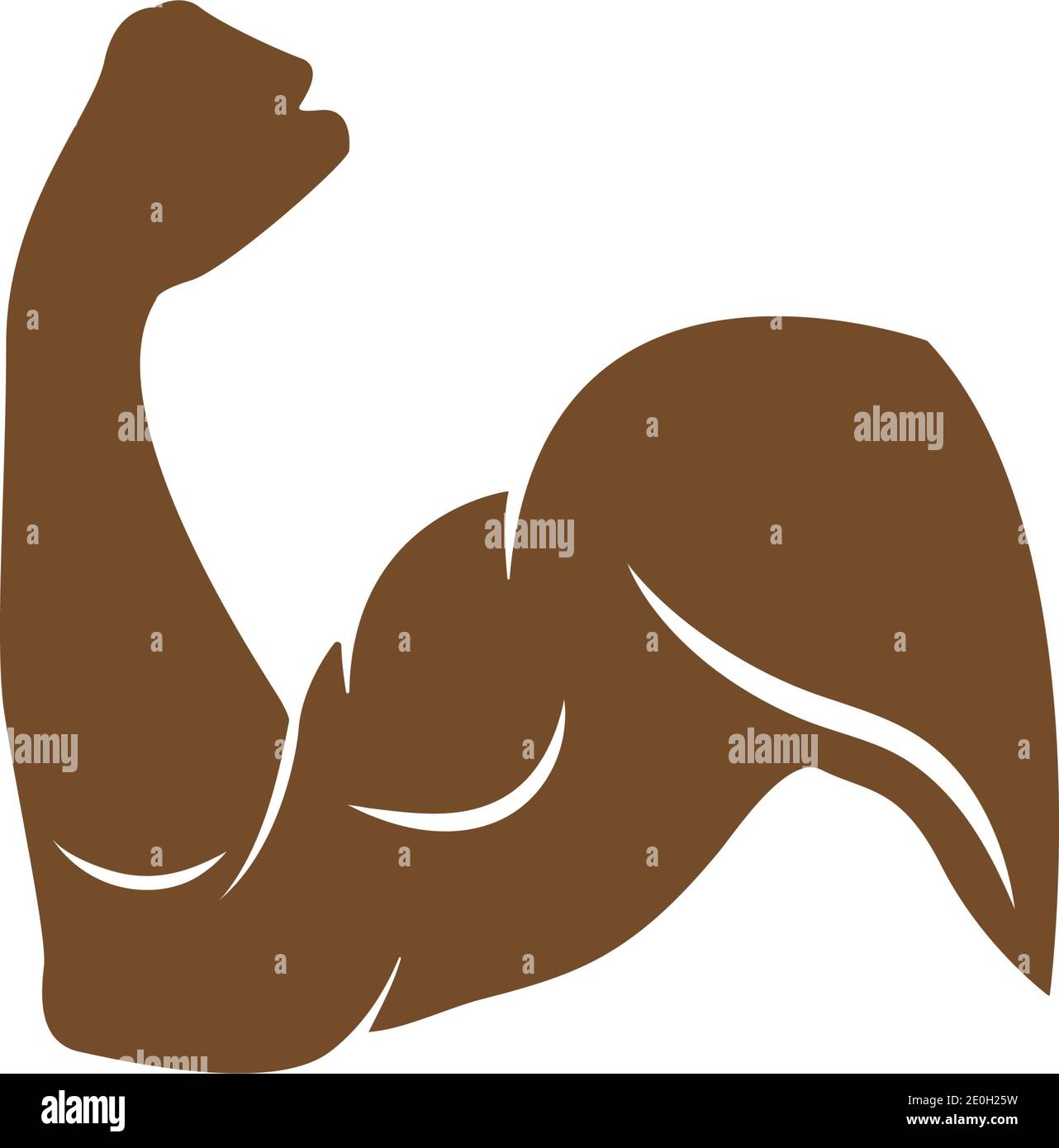 Human muscle icon vector vectors hi-res stock photography and images ...