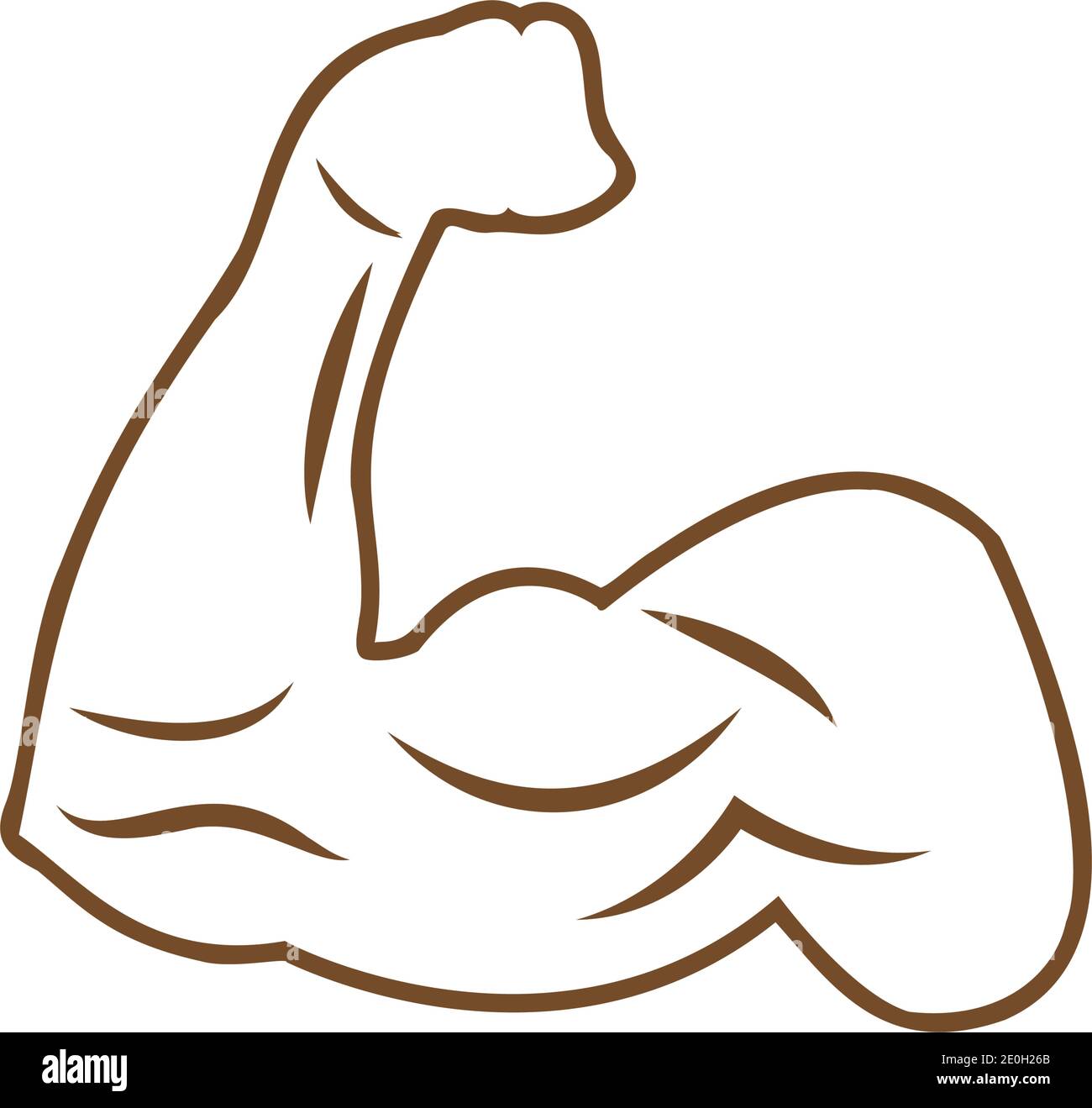 Man arm muscle flex Stock Vector Images - Alamy
