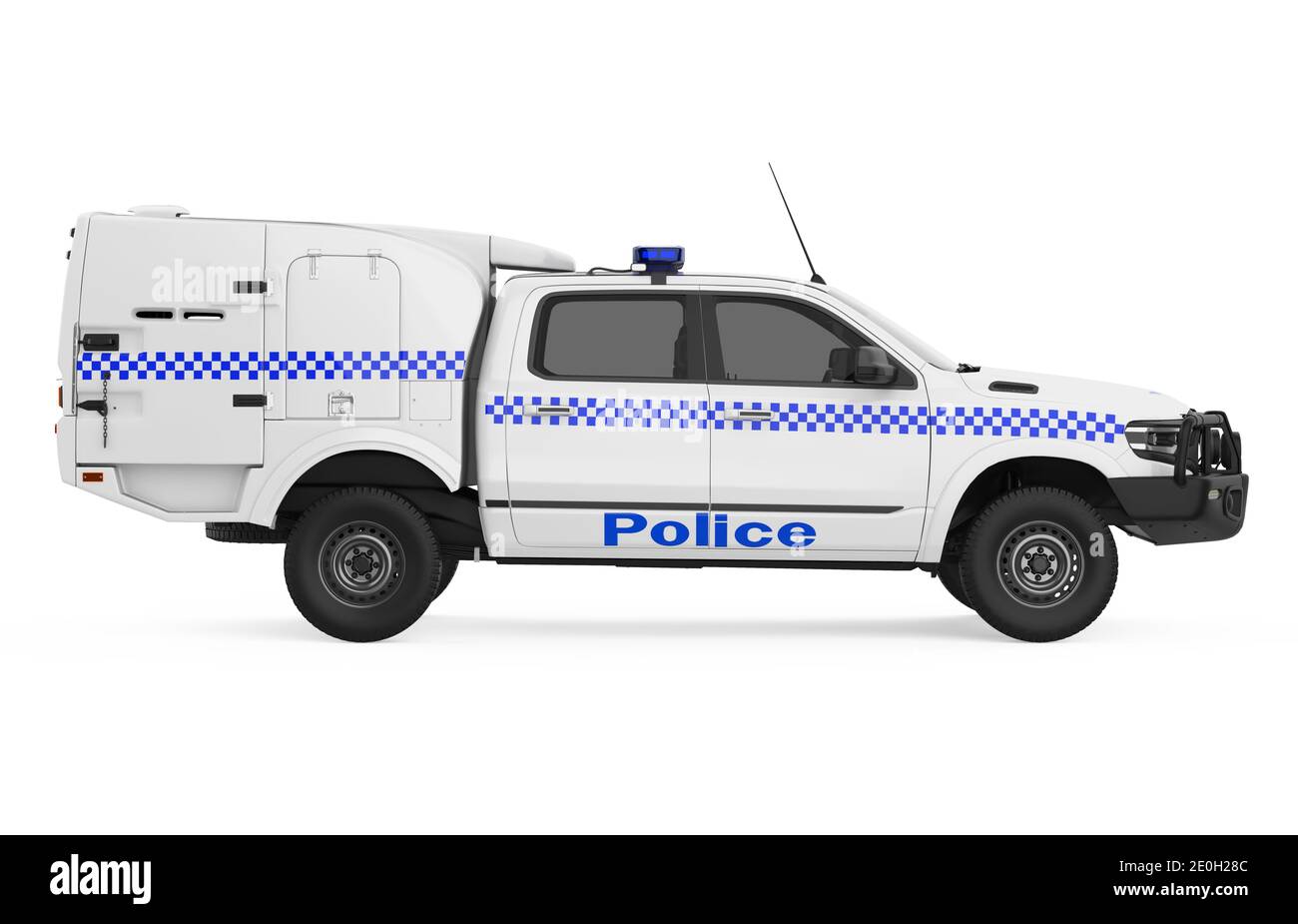 Police Car Isolated Stock Photo - Alamy