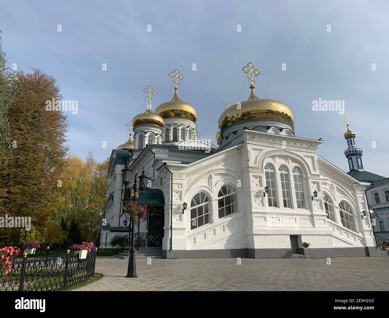 Orthodox church of Raifa, Russia Stock Photo - Alamy