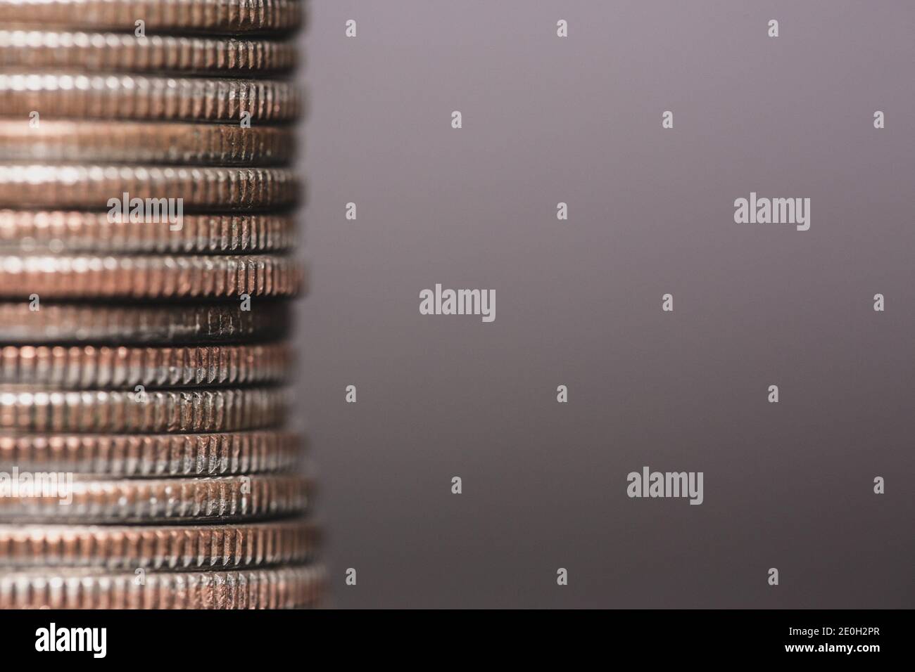 Silver coin stack hi-res stock photography and images - Alamy