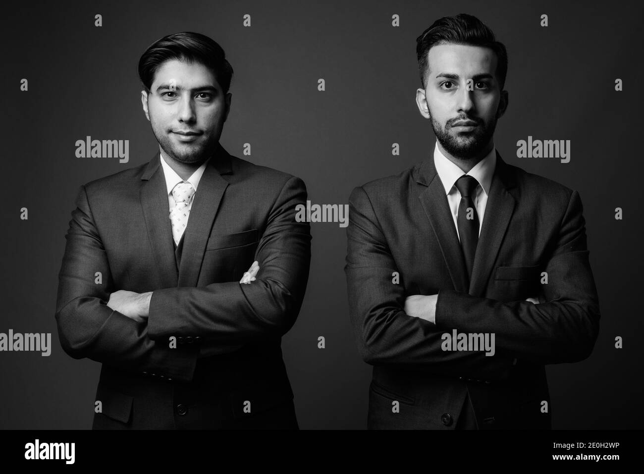 Brothers arms crossed hi-res stock photography and images - Alamy