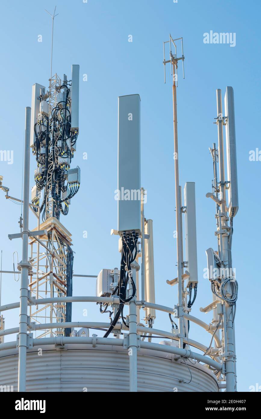 Cell phone transmission towers hi-res stock photography and images - Alamy