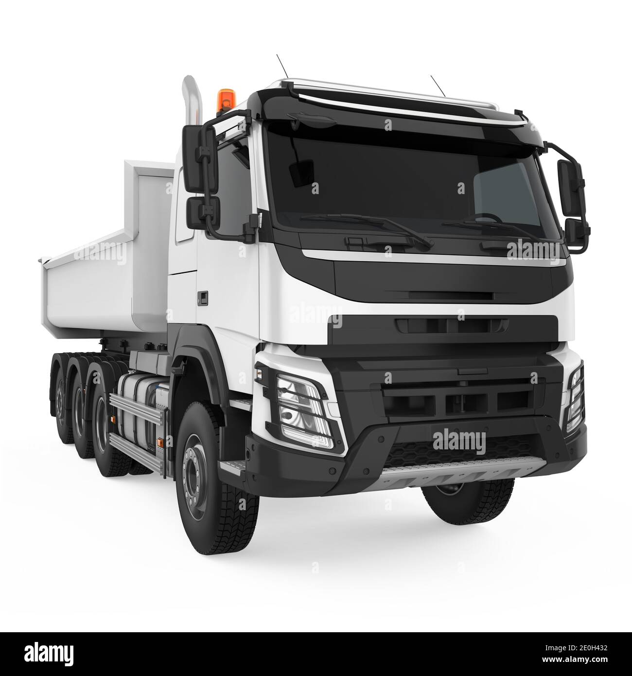 Tipper Dump Truck Isolated Stock Photo - Alamy