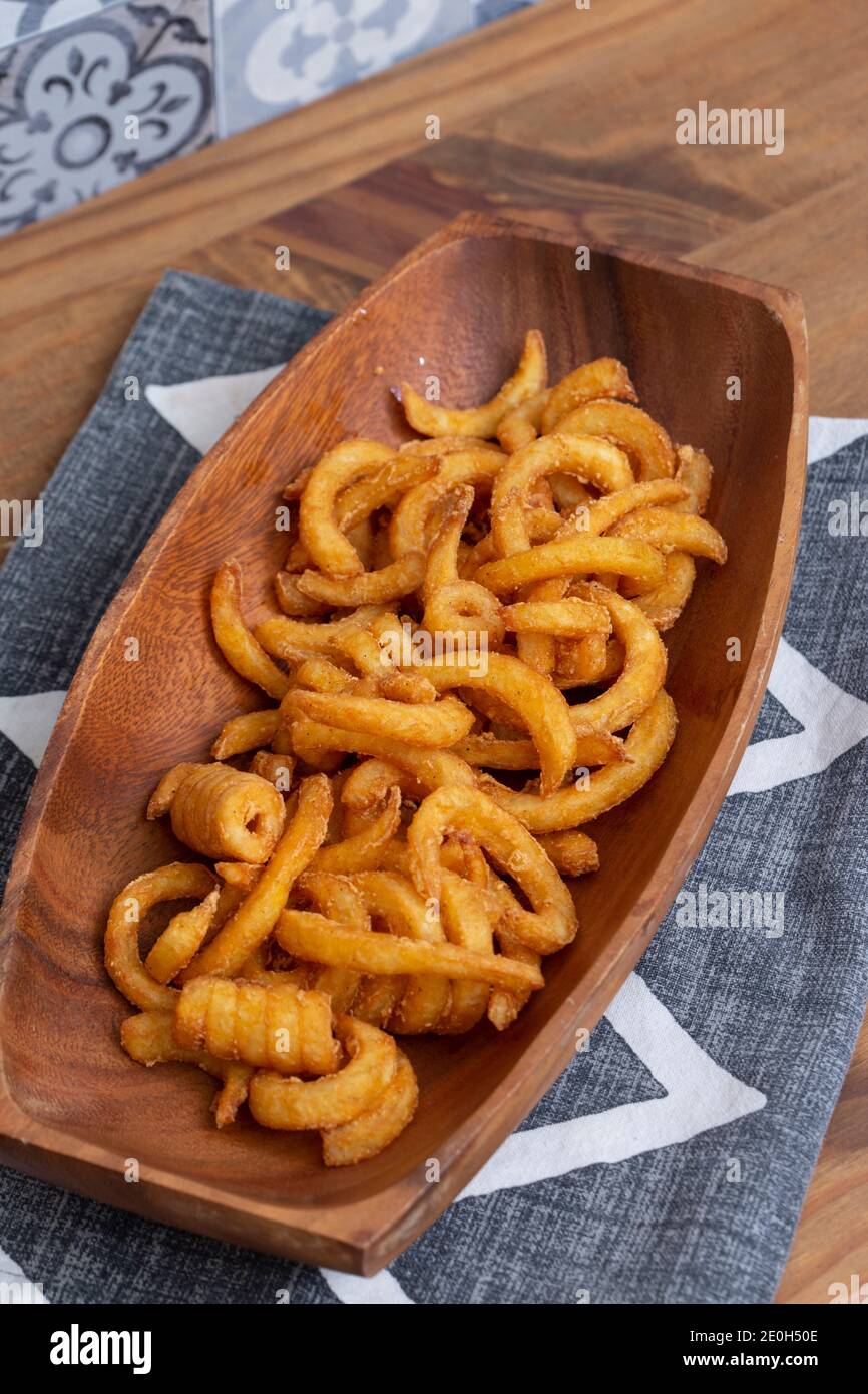Spiral Fries High Resolution Stock Photography and Images - Alamy