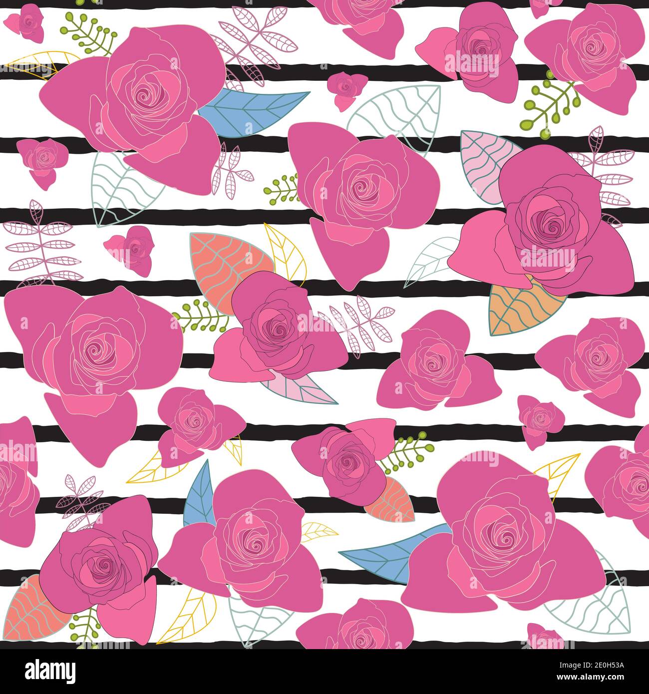 Mulberry flowers Stock Vector Images - Alamy