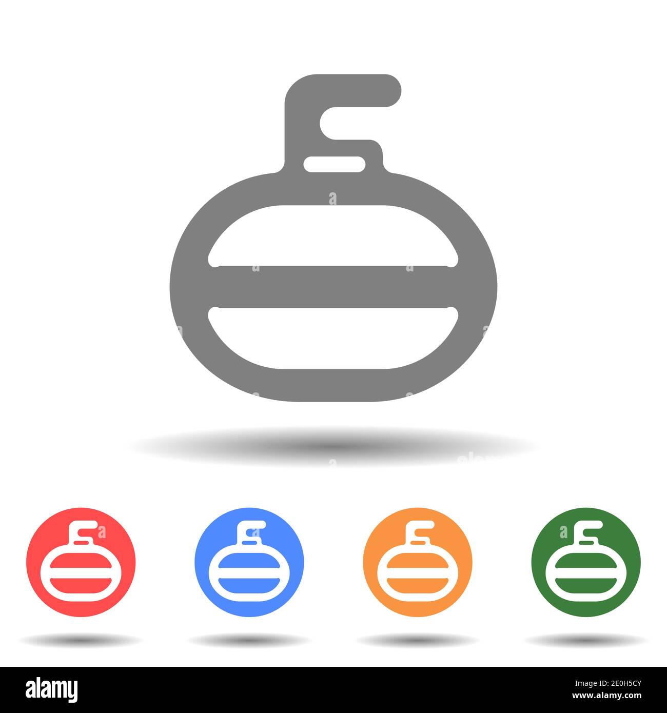 Simple curling icon, sports logo isolated Stock Vector Image & Art - Alamy