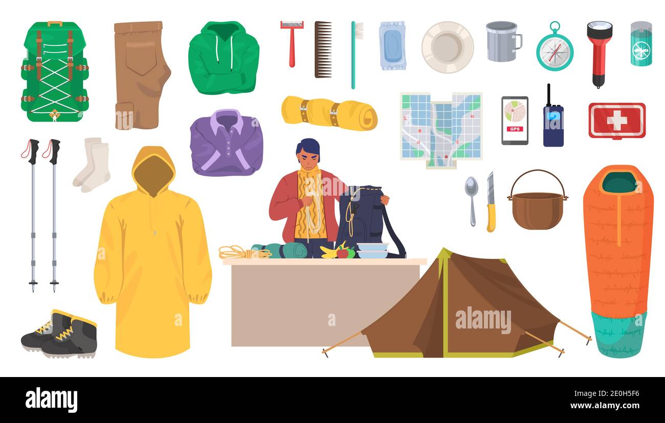 Hiking Gear Clipart