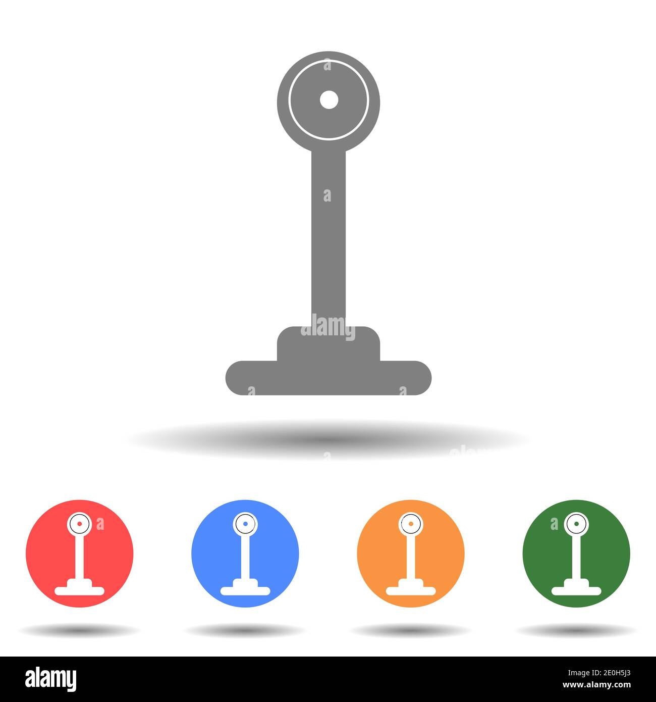 Simple street light icon vector isolated Stock Vector Image & Art - Alamy