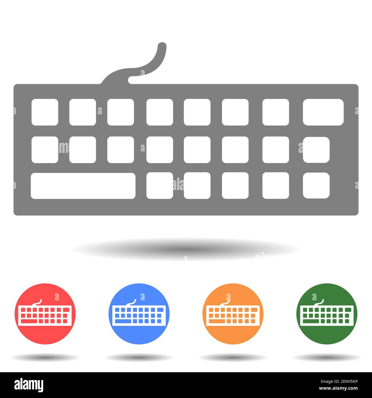 Portable keyboard vector icon Stock Vector Image & Art - Alamy