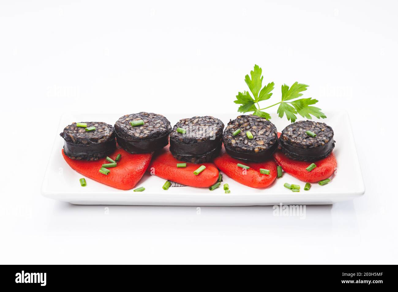 Morcilla black pudding Cut Out Stock Images & Pictures - Alamy