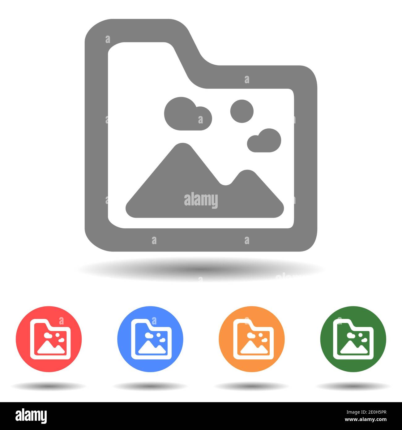 Gallery sign, pictures symbol icon vector Stock Vector Image & Art - Alamy