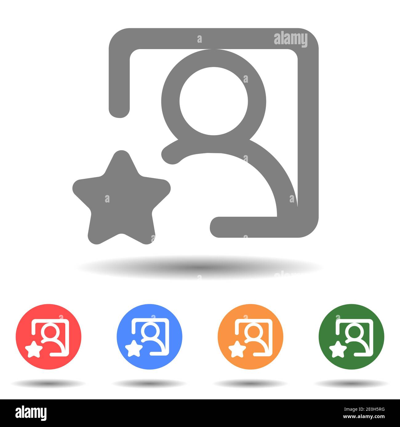 Male avatar with star hi-res stock photography and images - Alamy