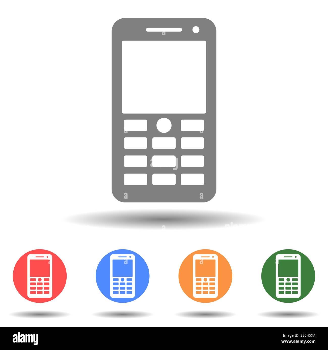 Classic mobile cell phone icon vector Stock Vector Image & Art - Alamy