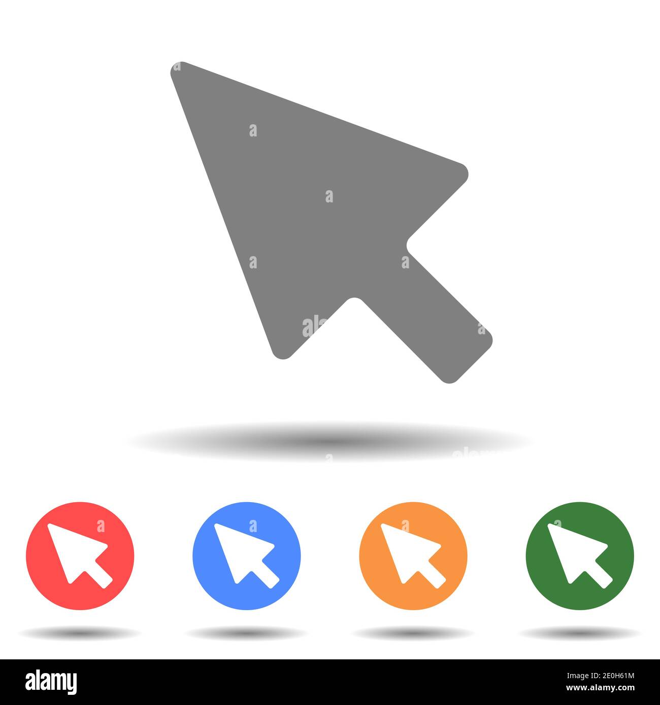 Mouse cursor vector icon isolated Stock Vector Image & Art - Alamy